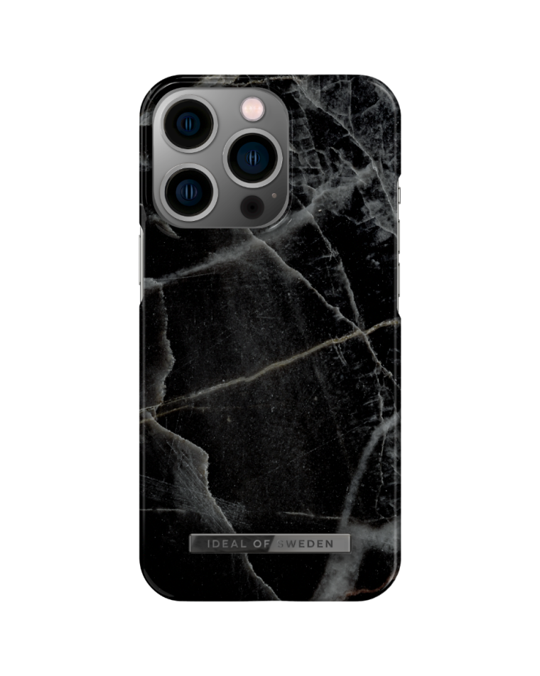 iDeal of Sweden Fashion Case Black Thunder Marble iPhone 13 6,1" Pro