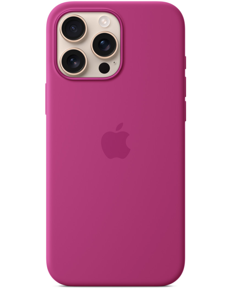 Apple iPhone 16 Pro Max silikoonist ümbris MagSafe - Fuchsia